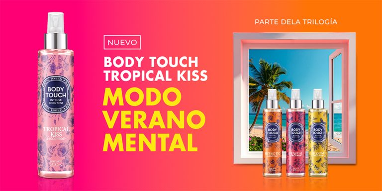 Body Touch "Tropical Kiss" body mist con aloe vera 200ml - Dr. Selby